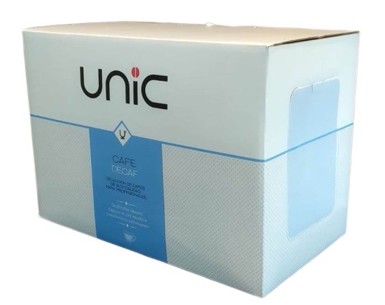Capsulas FAP38 - café UNIC Descafeinado - Caja 50ud.